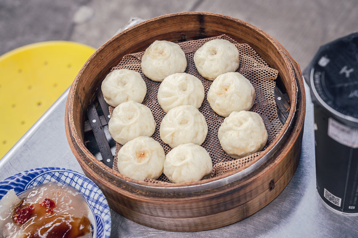 黃媽媽小籠包 |中興新村美食！隱藏南投第三市場，開業超過50年～