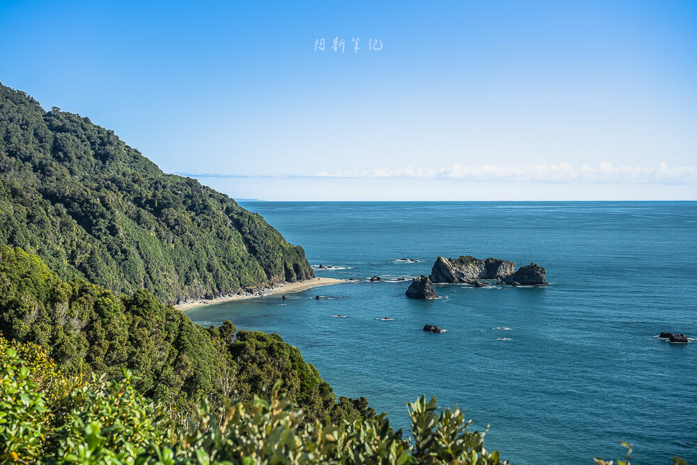 Knights Point Lookout｜武士角觀景台：Haast 公路必停海崖絕景～