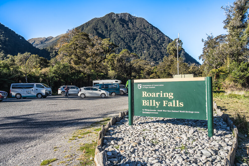 Roaring Billy Falls｜咆哮比利瀑布：Haast Pass森林步道只要25min